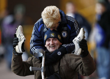 Happy Chelsea Fan Boots Worn By Editorial Stock Photo - Stock Image ...