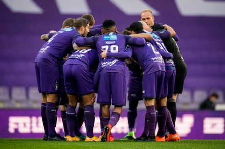 Beerschots Players Pictured Start Soccer Match Editorial Stock Photo ...