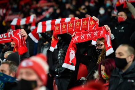 Liverpool Supporters Stands Cheer Ahead English Editorial Stock Photo ...
