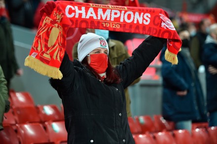 Liverpool Supporter Stands Ahead English Premier Editorial Stock Photo ...