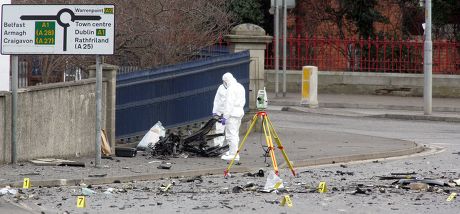 Northern Ireland Police Forensics Officers Inspect Editorial Stock ...
