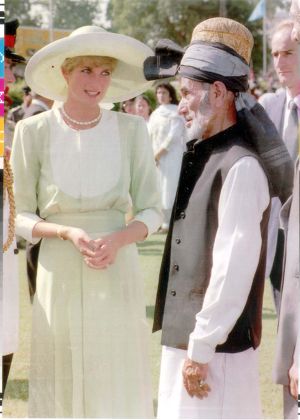 Princess Diana Visit Pakistan September 1991 Editorial Stock Photo ...