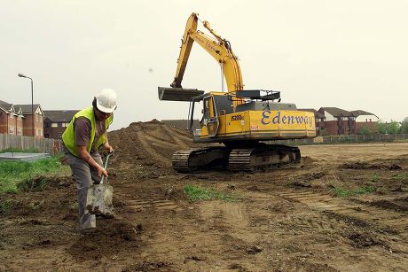 Work Starts On Bedzed Ecofriendly Housing Editorial Stock Photo - Stock ...