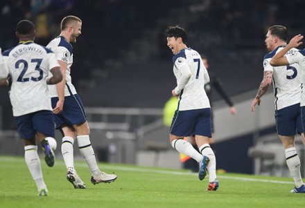 Tottenham Hotspur Players Celebrate Editorial Stock Photo - Stock Image ...