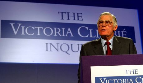 Lord Laming Victoria Climbie Inquiry Report Editorial Stock Photo ...