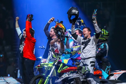 Fmx Motorbike Quad Drivers Performing On Editorial Stock Photo - Stock ...