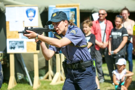 Police Training Exercise Machine Gun Ero Editorial Stock Photo - Stock ...