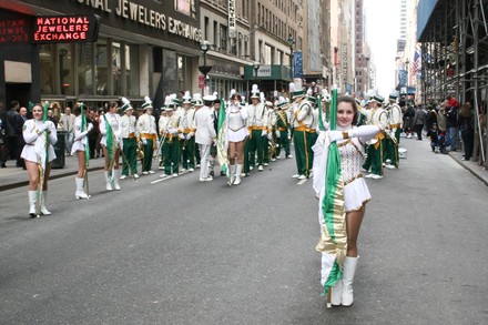 Majorettes Performing Street On Saint Patricks Editorial Stock Photo ...