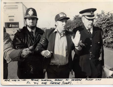Arthur Scargill Trade Unions 1984 Arthur Foto stock editorial - Imagem ...