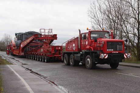 Abnormal Load Engineering Using Faun 6x6 Editorial Stock Photo - Stock ...