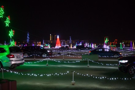 Festive Lights Seen Radiance Light Show Editorial Stock Photo - Stock ...