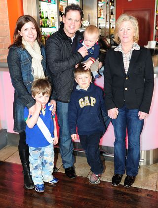 Kyran Bracken Family Wife Victoria Sons Editorial Stock Photo - Stock ...