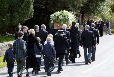 Caron Keating Funeral Hever Church Hever Editorial Stock Photo - Stock ...