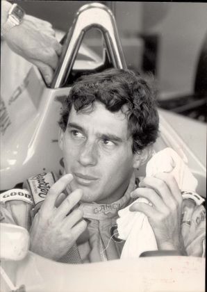 Racing Driver Ayrton Senna Pictured His Editorial Stock Photo - Stock ...