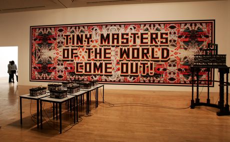 Installation By British Artist Mark Titchner Editorial Stock Photo ...