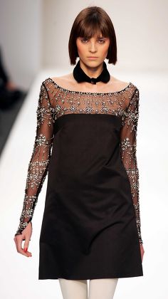 Gharani Strok Collection Shown London Fashion Editorial Stock Photo ...