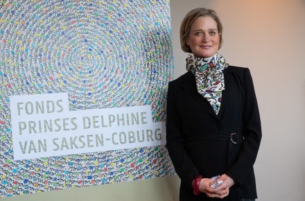 Princess Delphine Poses Photographers During Establishment Editorial ...