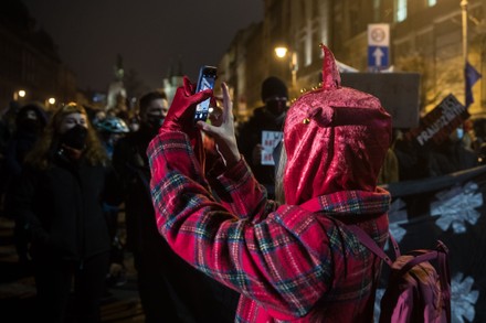 Protester Dressed Polish Court Jester Takes Editorial Stock Photo ...