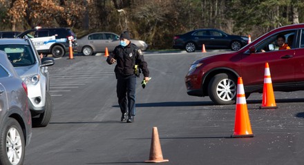 Massasoit Community College Police Officer Directs Editorial Stock ...