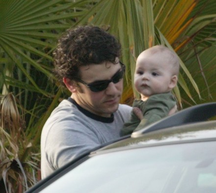 EXCLUSIVE: Fred Savage with infant son in Beverly Hills, Ca, California ...