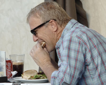 Kevin Costner Grabs Sandwich Some Ice Editorial Stock Photo - Stock ...