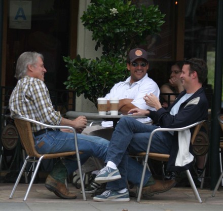 Actor Matthew Perry Chats His Father Editorial Stock Photo - Stock ...