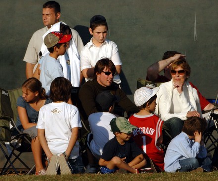 Tom Cruise Accompanied By His Son Editorial Stock Photo - Stock Image ...