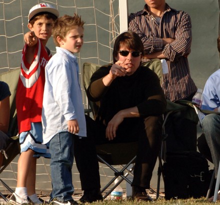 Tom Cruise Accompanied By His Son Editorial Stock Photo - Stock Image ...