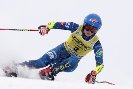 FIS Alpine Skiing World Cup in Courchevel, France - 12 Dec 2020 Stock ...