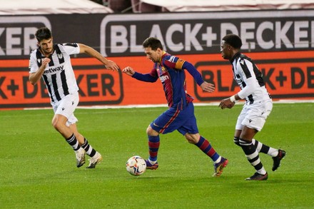 Leo Messi Breaks Between Defenders On Editorial Stock Photo - Stock ...
