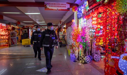 Police Officers Patrol Through Corridors Next Editorial Stock Photo ...
