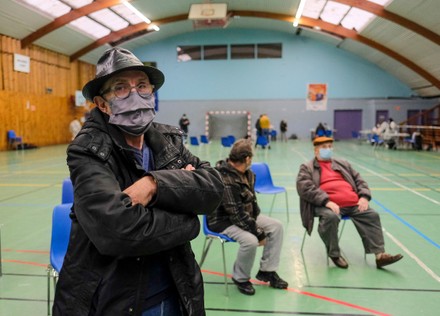 Man Waits Before Being Tested During Editorial Stock Photo - Stock ...