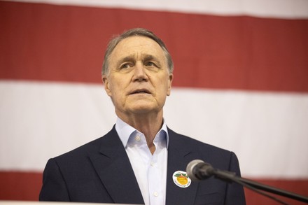 Senator David Perdue Speaks Rally Peachtree Editorial Stock Photo ...