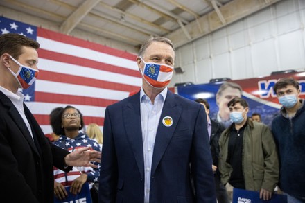 Senator David Perdue Greets Supporters Rally Editorial Stock Photo ...