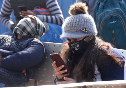 People Enjoying Cold Pleasant Weather Warming Editorial Stock Photo ...