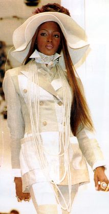 Naomi Campbell Fashion Model 1992 Dolce Editorial Stock Photo - Stock ...