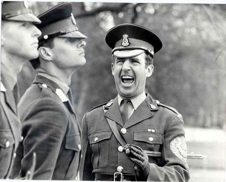 Voice Defence Sandhursts Sergeant Major Denis Editorial Stock Photo ...