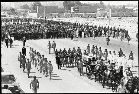 Anwar Sadat Assassinated Funeral Procession Egyptian Editorial Stock ...
