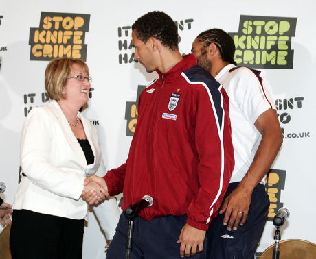 Jacqui Smith Rio Ferdinand David James Editorial Stock Photo - Stock ...