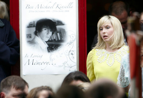 Brooke Kinsella Attending Funeral Her Brother Editorial Stock Photo ...