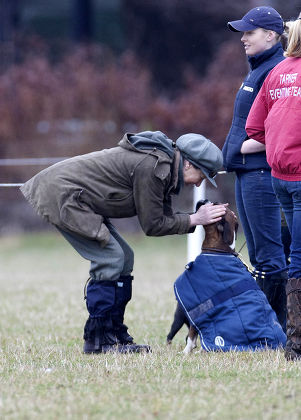 Princess Anne Plays Zara Phillips Dog Editorial Stock Photo - Stock ...