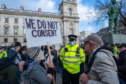 Protester Holds We Do Not Consent Editorial Stock Photo - Stock Image ...