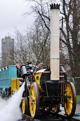 James May Launches Stephensons Rocket Steam Editorial Stock Photo ...