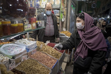 Woman Buys Nuts Yalda Night Old Editorial Stock Photo - Stock Image ...