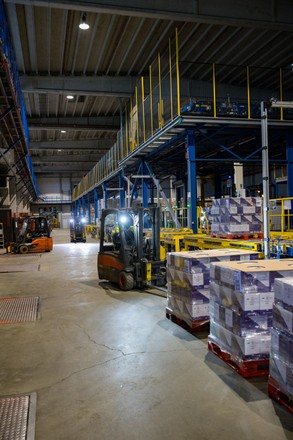 Illustration Picture Shows Warehouses Ecs2xl Pictured Editorial Stock ...