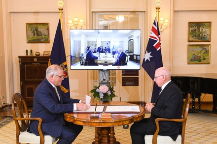 3 Cabinet virtual swearing in ceremony Stock Pictures, Editorial Images ...