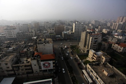 General View Shows Gaza City During Editorial Stock Photo - Stock Image ...
