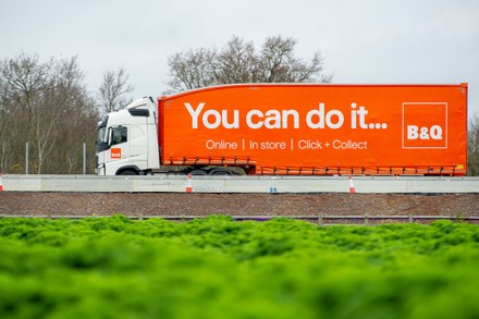 Bq Lorry On M4 Today Following Editorial Stock Photo - Stock Image ...