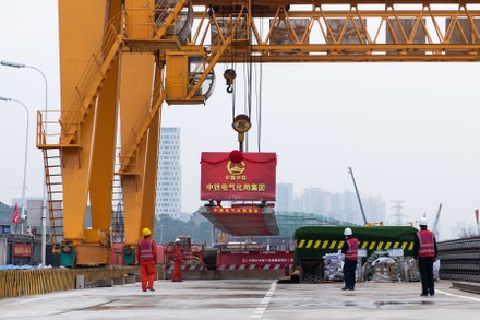 __COUNT__ China Hunan Changsha Subway Track Laying - 23 Dec 2020 Stock ...