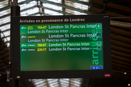 Eurostar Christmas travel, Paris, France - 23 Dec 2020 Stock Pictures ...